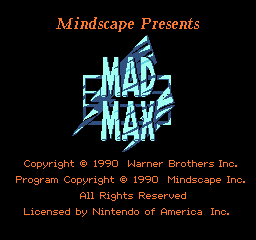 Игры NES / Dendy > Mad Max :: Emu-Land.net