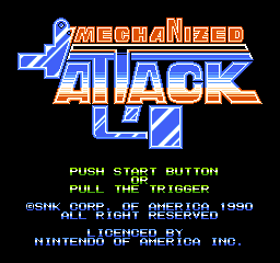 Игры NES / Dendy > Mechanized Attack :: Emu-Land.net
