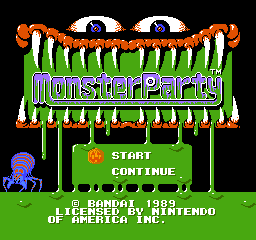 Игры NES / Dendy > Monster Party :: Emu-Land.net