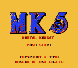 Игры NES / Dendy > Mortal Kombat Trilogy MK5 :: Emu-Land.net