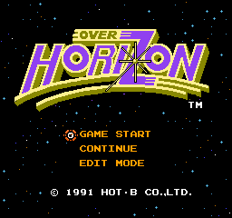 Игры NES / Dendy > Over Horizon :: Emu-Land.net