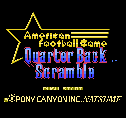 NES Games > Quarter Back Scramble :: Emu-Land.net