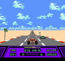 NES Games > Rad Racer :: Emu-Land.net