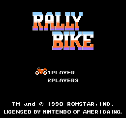 Игры NES / Dendy > Rally Bike :: Emu-Land.net