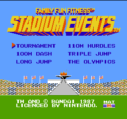 Игры NES / Dendy > Stadium Events :: Emu-Land.net