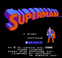 Игры NES / Dendy > Superman :: Emu-Land.net