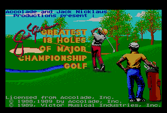 PC Engine / Turbo Grafx-16 Games > Jack Nicklaus' Turbo Golf :: Emu ...