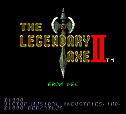 PC Engine / Turbo Grafx-16 Games > Legendary Axe II, The :: Emu-Land.net