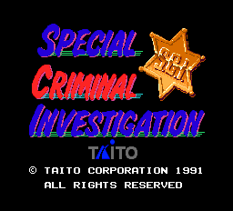 PC Engine / Turbo Grafx-16 Games > S.C.I.: Special Criminal ...