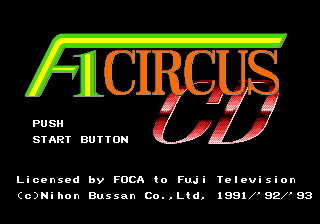 Игры Sega CD / Mega CD > F1 Circus CD :: Emu-Land.net