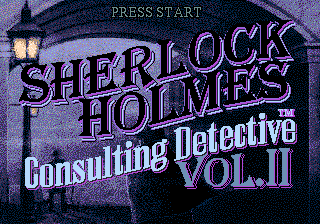 Игры Sega CD / Mega CD > Sherlock Holmes: Consulting Detective Vol. II ...