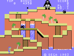 Игры Sega SG-1000 > Congo Bongo :: Emu-Land.net