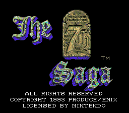 Игры Super Nintendo (SNES) > 7th Saga, The :: Emu-Land.net