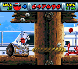 Игры Super Nintendo (SNES) > Cool Spot :: Emu-Land.net