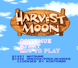 Super Nintendo (SNES) Games > Harvest Moon :: Emu-Land.net