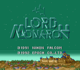 Игры Super Nintendo (SNES) > Lord Monarch :: Emu-Land.net