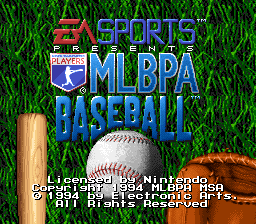 Игры Super Nintendo (SNES) > MLBPA Baseball :: Emu-Land.net