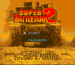 Игры Super Nintendo (SNES) > Super Battletank 2 :: Emu-Land.net