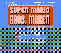 Игры Super Nintendo (SNES) > Super Mario Bros. Maker :: Emu-Land.net