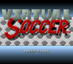 Игры Super Nintendo (SNES) > Virtual Soccer :: Emu-Land.net