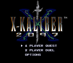 Игры Super Nintendo (SNES) > X-Kaliber 2097 :: Emu-Land.net