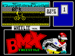 ZX Spectrum Games > BMX Freestyle Simulator (1989)(Codemasters) :: Emu ...