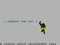 ZX Spectrum Games > Caesar the Cat (1984)(Mirrorsoft) :: Emu-Land.net