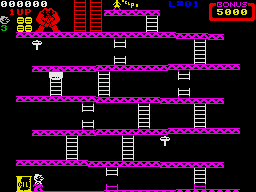 Игры ZX Spectrum > Donkey Kong (1986)(Ocean Software) :: Emu-Land.net