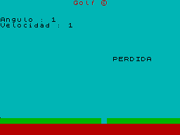 ZX Spectrum Games > Golf (19xx)(-) :: Emu-Land.net