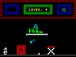 Игры ZX Spectrum > Incredible Shrinking Fireman, The (1986 ...