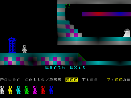 ZX Spectrum Games > Jet Set Willy - Willy In Space (1997)(Halsoft ...