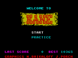 ZX Spectrum Games > Kane (1986)(Mastertronic) :: Emu-Land.net