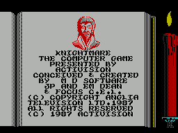 ZX Spectrum Games > Knightmare (1987)(Activision) :: Emu-Land.net