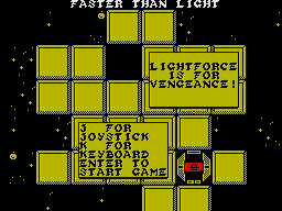 Игры ZX Spectrum > Light Force (1986)(Faster Than Light) :: Emu-Land.net