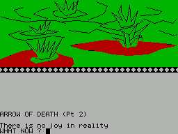 ZX Spectrum Games > Mysterious Adventures No. 03 - Arrow of Death ...
