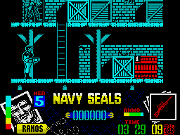 Игры ZX Spectrum > Navy SEALs (1991)(Ocean Software) :: Emu-Land.net