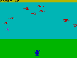 ZX Spectrum Games > Paratroopers (1983)(Rabbit Software) :: Emu-Land.net