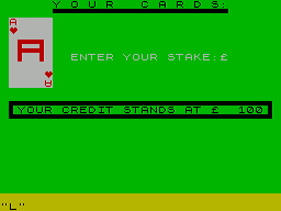 ZX Spectrum Games > Pontoon (1983)(Keith Berry) :: Emu-Land.net