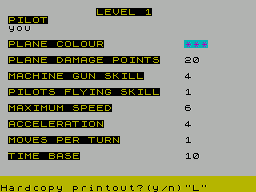 Игры ZX Spectrum > Red Baron (1983)(MC Lothlorien) :: Emu-Land.net