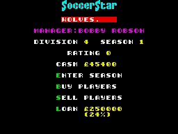 Игры ZX Spectrum > Soccer Star (1989)(Cult Games) :: Emu-Land.net