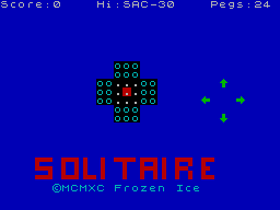 ZX Spectrum Games > Solitaire (1990)(Frozen Ice) :: Emu-Land.net