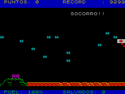ZX Spectrum Games > Space Rescue (1986)(Wizard Software) :: Emu-Land.net