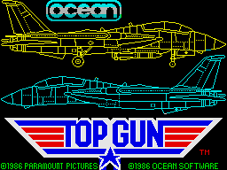 Игры ZX Spectrum > Top Gun (1986)(Ocean Software) :: Emu-Land.net