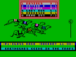 ZX Spectrum Games > Wembley Greyhounds (1988)(Cult Games) :: Emu-Land.net