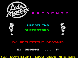 ZX Spectrum Games > Wrestling Superstars (1993)(Codemasters) :: Emu ...